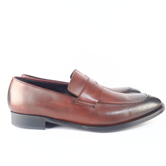 Bloomingdale's | Shoes | Dylan Gray Mens Tomba Penny Leather Loafers ...
